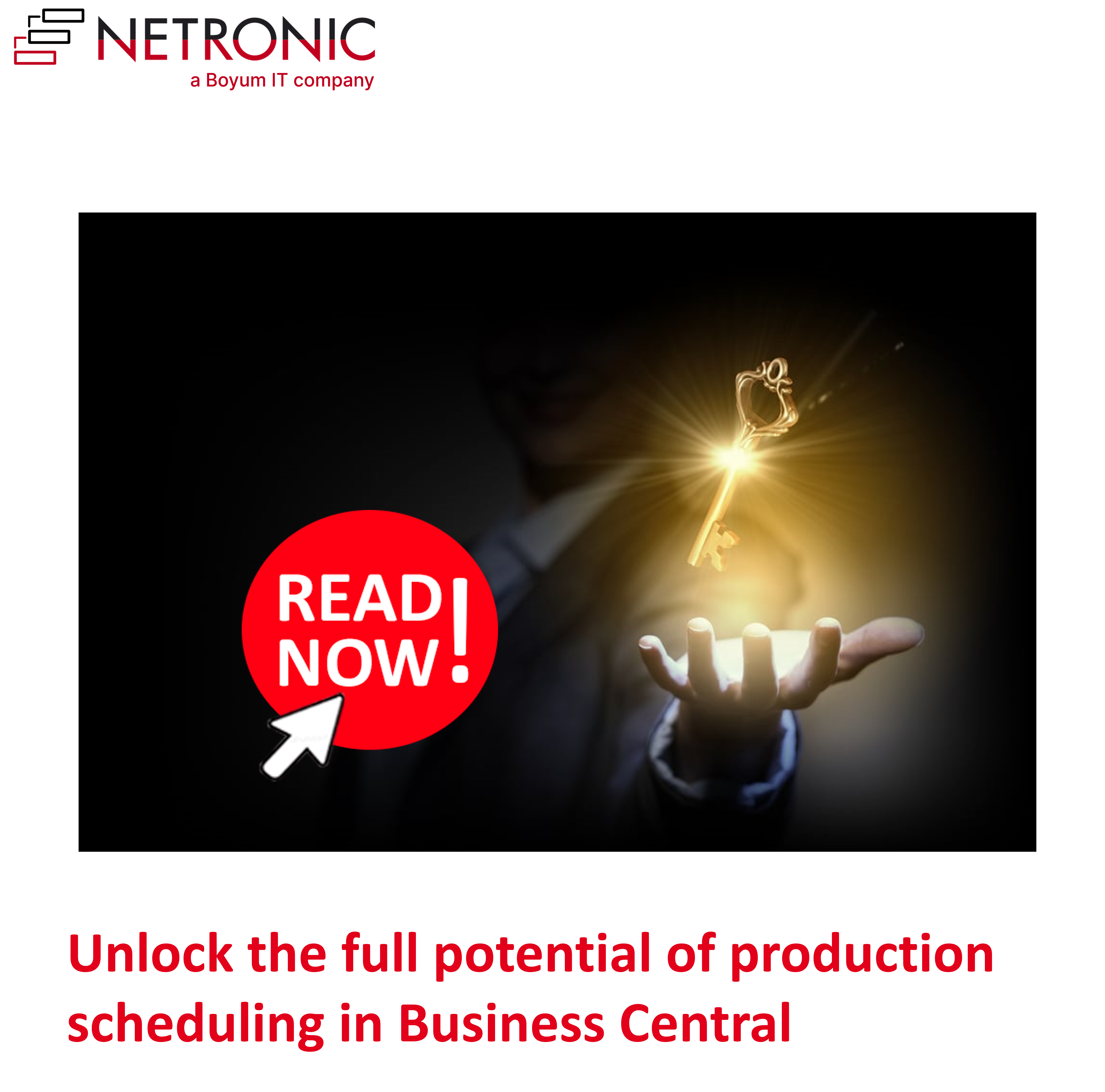 Unlock the full potential of production scheduling in Business Central
